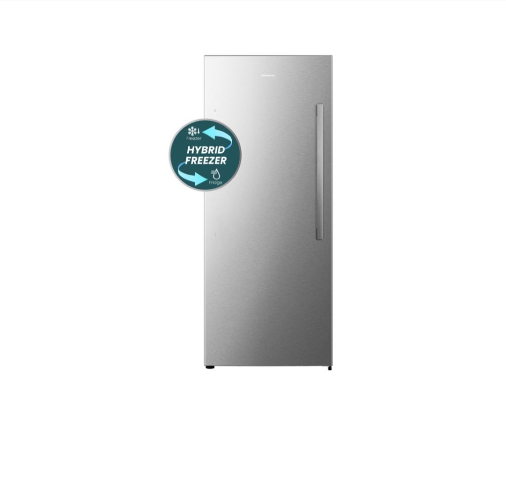 HRVF384S-Hisense 384L Single Door Hybrid Fridge Freezer