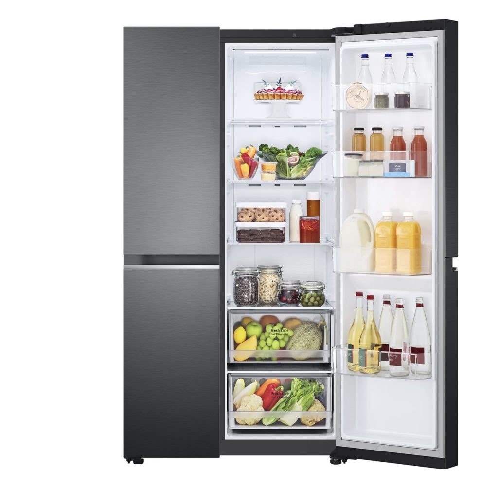 LG 655L SIDE BY SIDE FRIDGE - GS-B655MBL