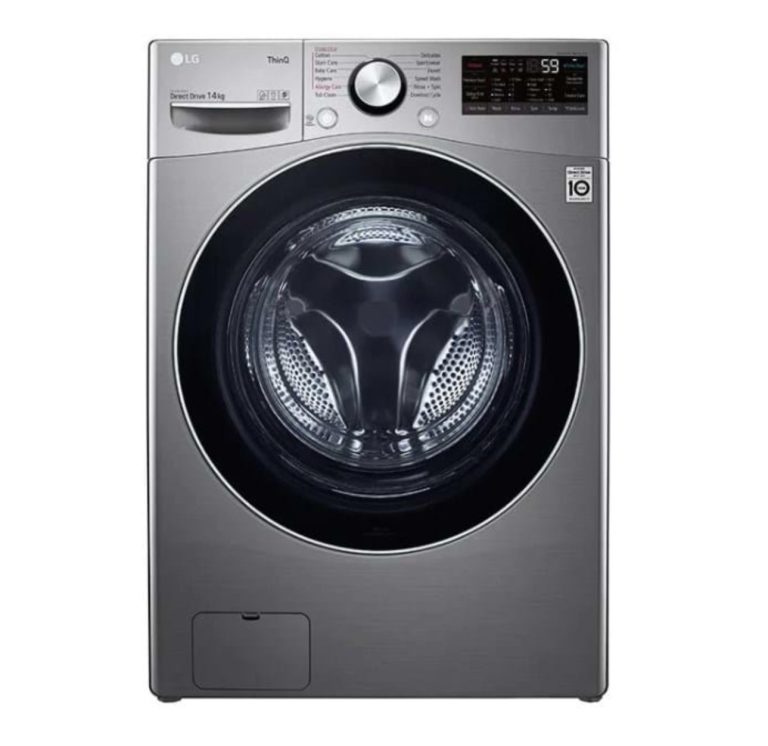 LG 14KG FRONT LOAD WASHING MACHINE, WITH STEAM + WXL1014E
