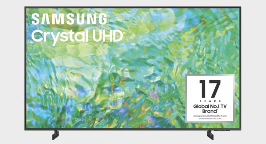 Samsung 43" CU8000 4K Crystal UHD Smart TV 23