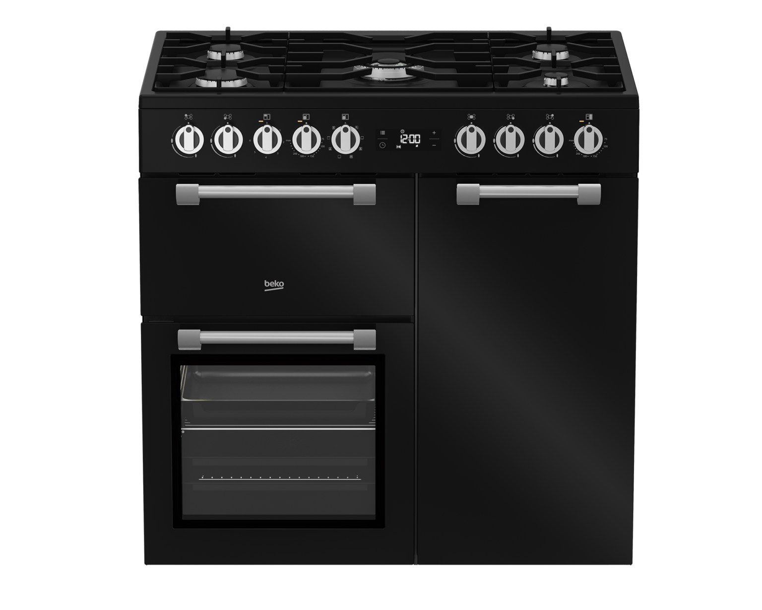 BEKO FREESTANDING COOKER (MULTI-FUNCTIONAL, 90 CM TRIPLE CAVITY WITH ...
